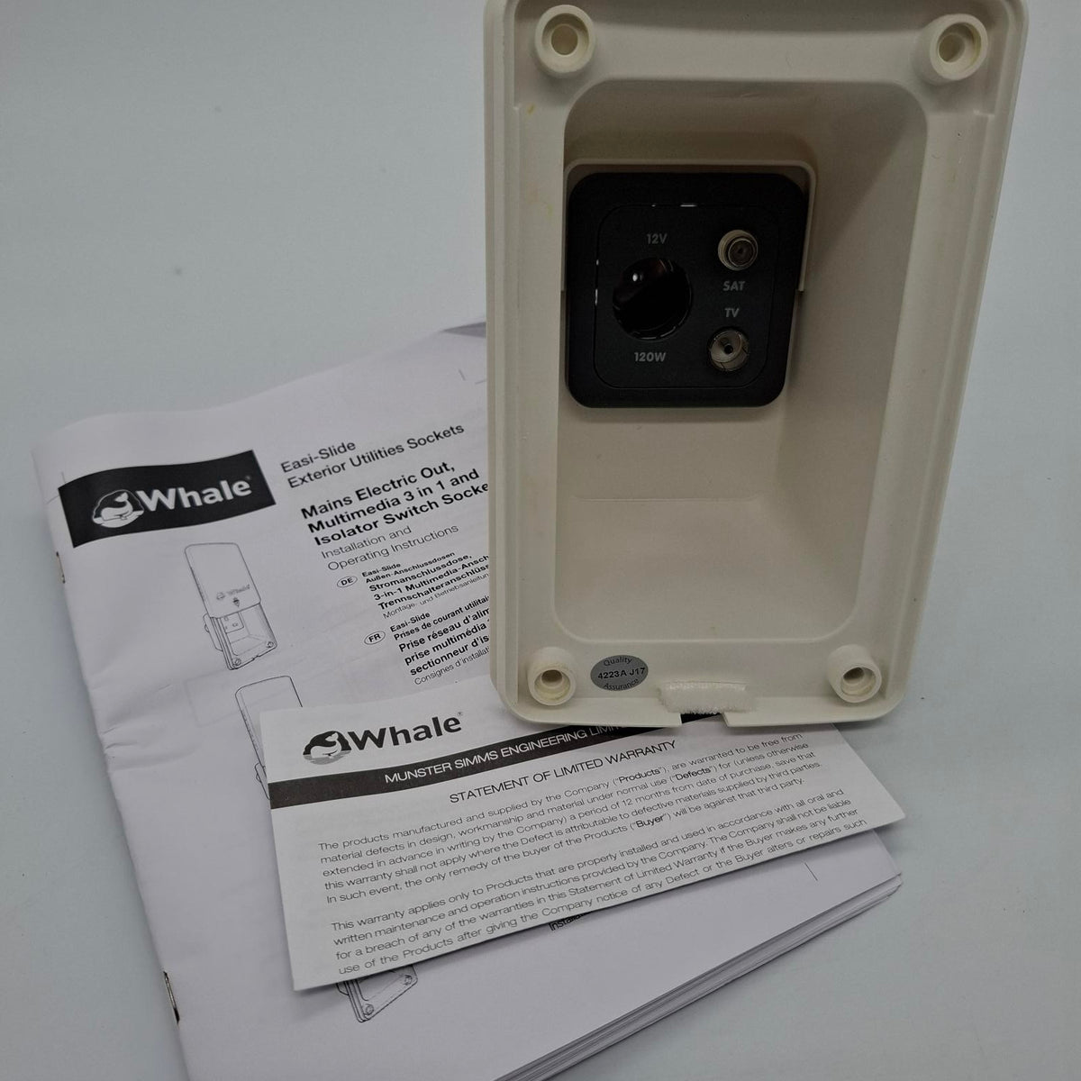 Whale Outside Wall Multimedia Box / Socket - SO3500C – Caratech Caravan ...